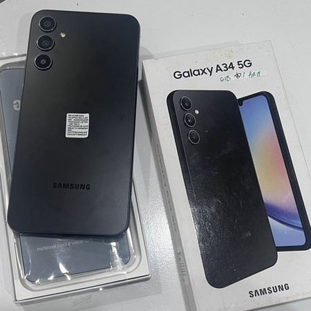 Samsung a34 8гб азу  памит 256гб коробка дакумент