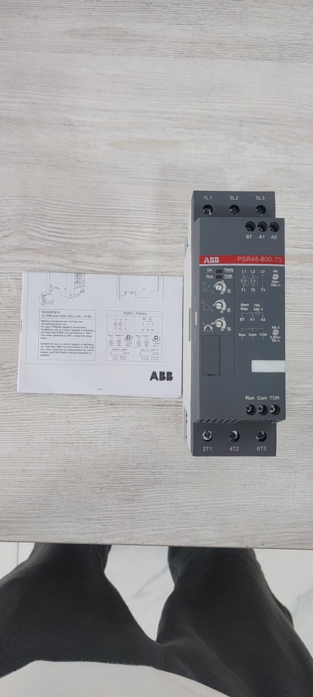 Устройство плавного пуска ABB 45а 22kw