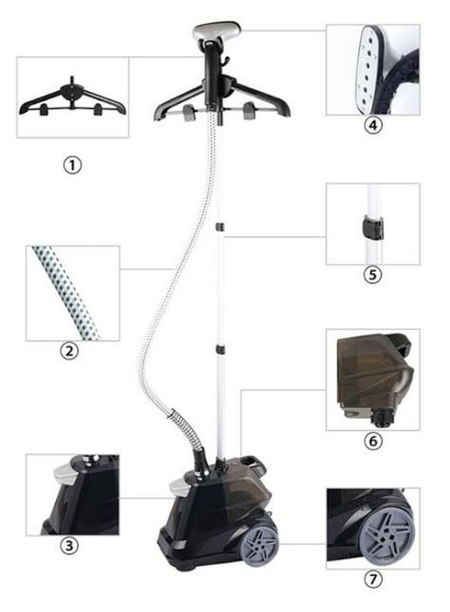 Отпариватель одежды GARMENT STEAMER SХ3 par dazmol otparivatel