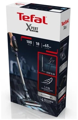 Пылесос Tefal X-PERT 6.60 Allergy TY6838WO, серый/фиолетовый