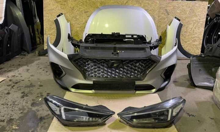 Hyundai Tucson радной завадской цвет кузов детали