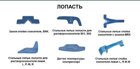 Компоненты/ Оборудование для Mortel Meister/Brinkmann/Putzmeister