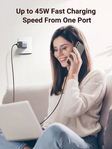 UGREEN Nexode 45W USB C GaN Зарядная устройство