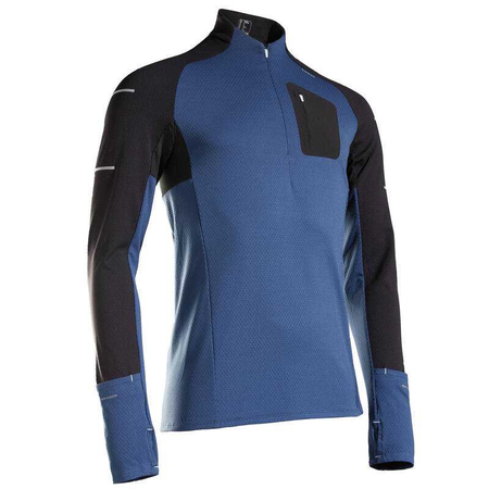 Футболка утепленная с длинными рукавами для бега  WARM LIGHT, р.L,XL