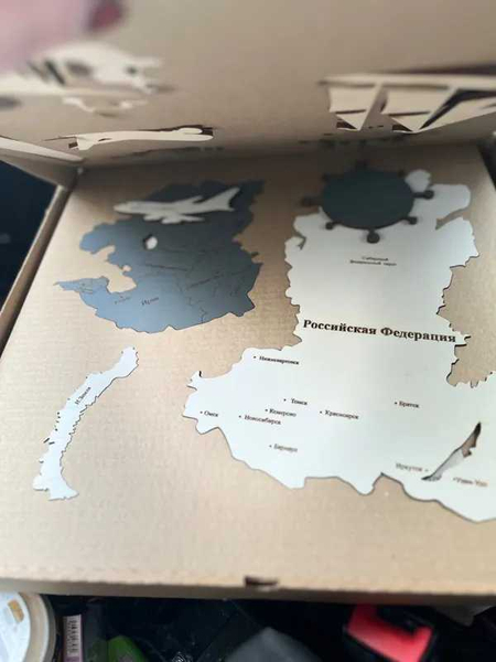 Интерьерная карта мира Серая 160Х95 см на стену ТЕЛЕГРАМ:(maps_of_uz)