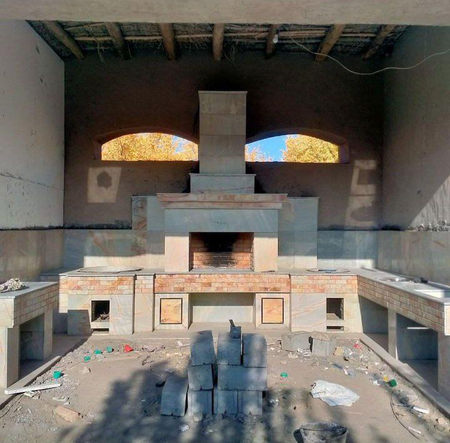 Цокольная работа: мрамор, гранит, керамогранит