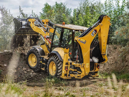 Экскаватор погрузчик Cat 444