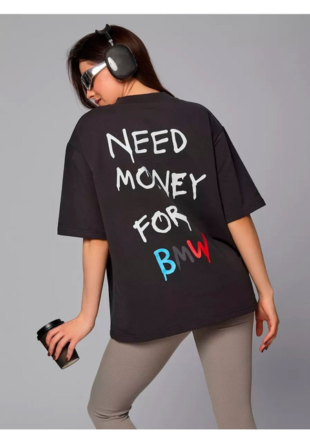 Футболка Need money for bmw