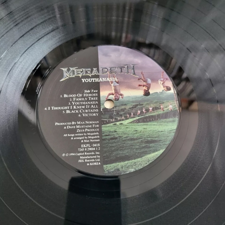 Megadeth - Youthanasia 1994 первопресс