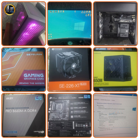 Igrovoy kompyuter i5 12400, 32gb ddr4, 8gb videokarta 1tb xotira