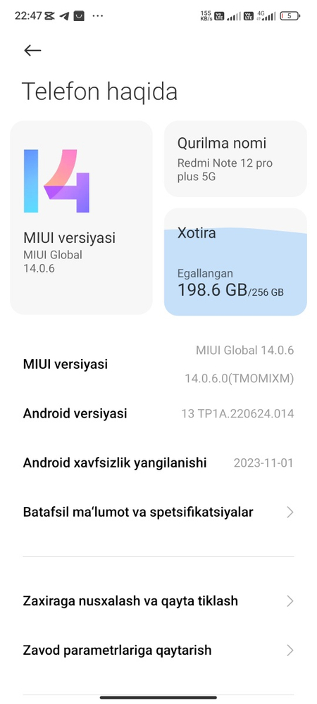 Redmi note 12 pro plus