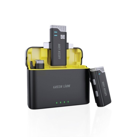 Green Lion 3 in 1 Simsiz mikrofon USB-C va Lightning 360 / микрофон