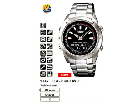 Casio  EFA-118D-1AVEF