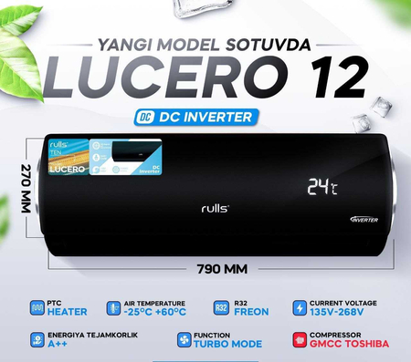 Кондиционер RULLS 12 Инвертер (MIDEA) завод Лучшее для вас(есть оптом)