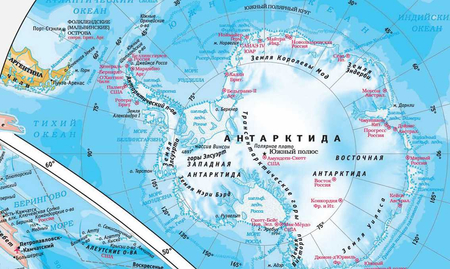 Политическая Карта Мира. Размер 140x100