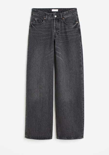 H&M Женские широкие джинсы. Новые. Размер 46