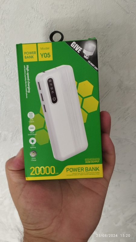 Power bank 2000 Amper