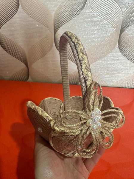 Конфетница из шнура для макраме