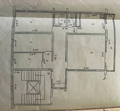 Ц6 4 комнатная 98 км .Т. +не торец рядом с Пожаркой