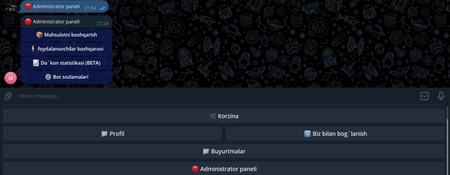 TELEGRAM BOT yaratib beramiz