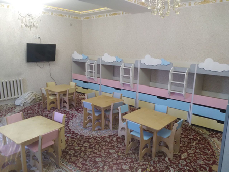 Кроват 4 этажли лестницали кроват. Кроват для садика