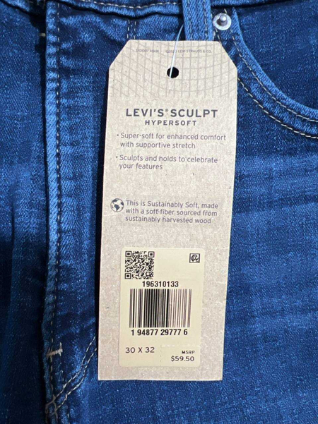 Новые джинсы Левайс Levi's оригинал для женщины-девушки