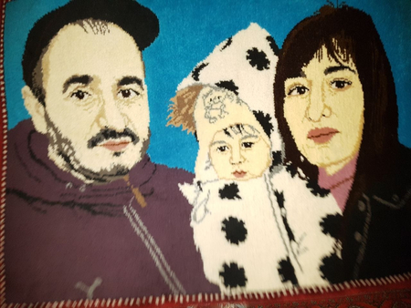 Gilam portretga tushiramiz.