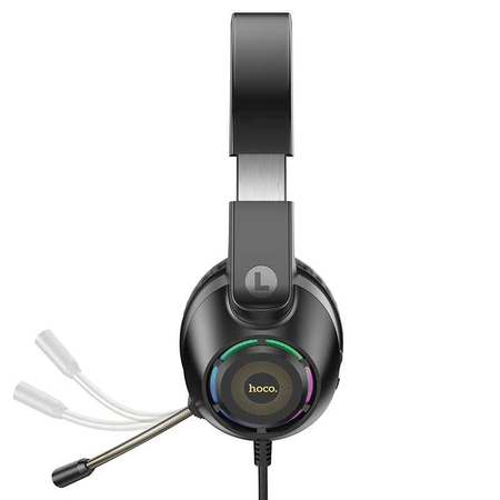Hoco W108 игровые наушники проводные, для компьютера RGB