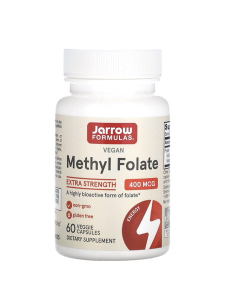 Metilfolat 400, 1000 mkg Jarrow formulas, и также с В12