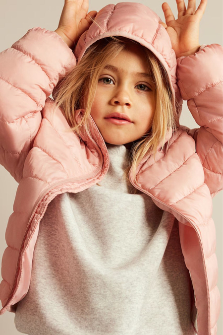 Детская куртка пуховик для девочек H&M Англия 8-10лет