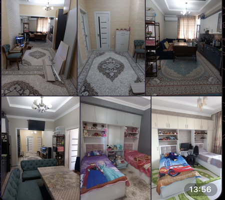 Shayhantohur tumani GULZOR PLAZADA 4 xonali uyimiz sotuvda