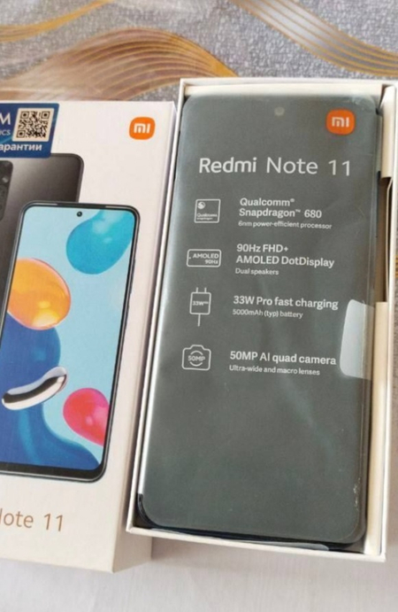 Redmi Note 11  6/128 GB yangi srochno