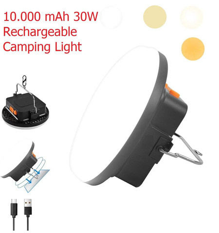 LED Lampa Chiroq Fonarik 10 soatga yetadigan yorug\\\'lik. 10.000 mAh