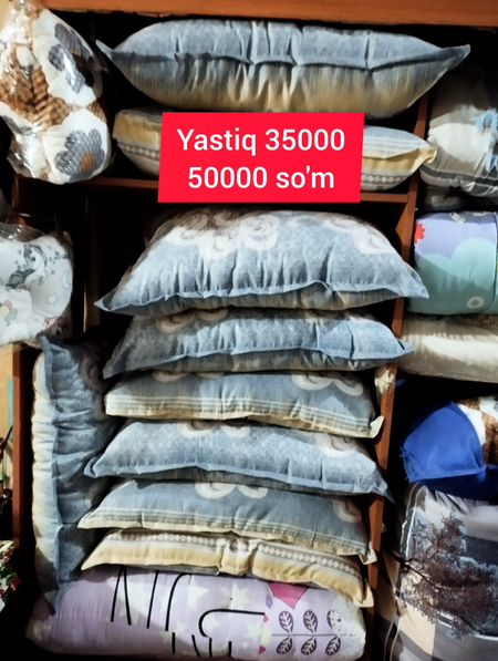 Matras yastu korpa korpacha pastel hamasi birchi qol ozimiz tikamiz