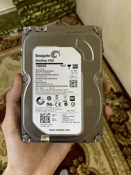 Seatage HDD 1000GB