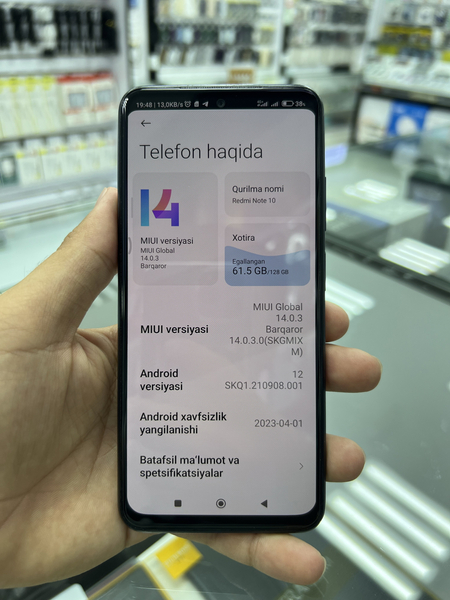 Redmi not 10 128 gb