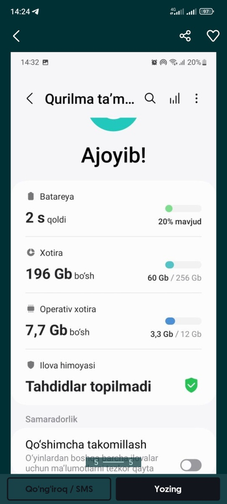 Samsung note 10 5g koreski