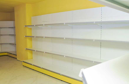 Полки для магазина из металла, торговые стеллажи, стелаж, стилаж
