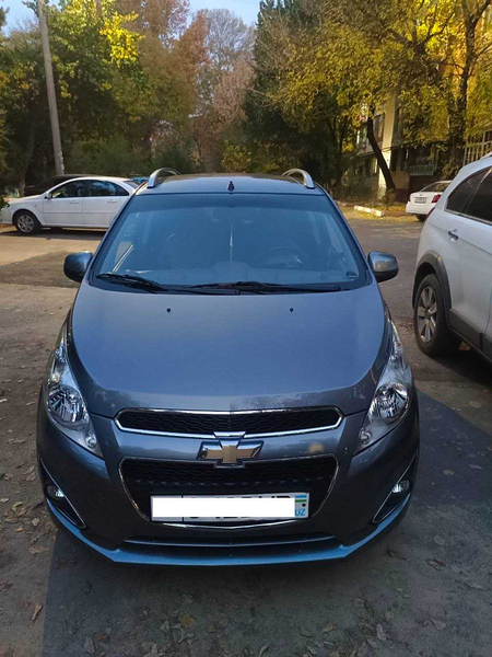 Chevrolet Spark 2021 пробег 35000 AT(мокрый асфальт)