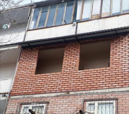 Кирпичная кладка балкон. Рустам