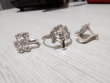 Сережки комплект