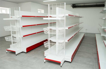 Оборудование для магазинов, супермаркетов, из металла