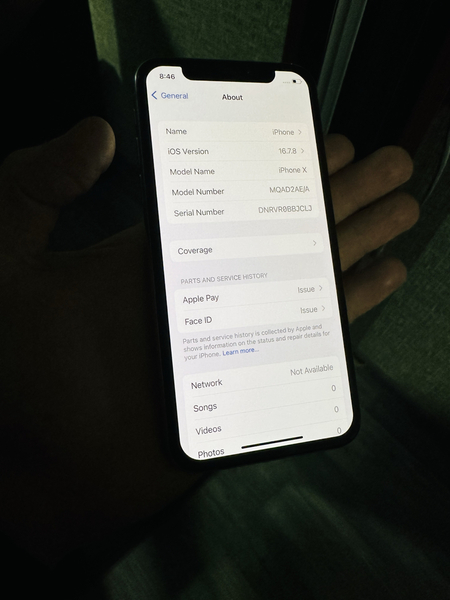 Iphone X 64 gb oqip tel qlila