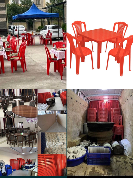 arenda stul stol naver qazon posuda