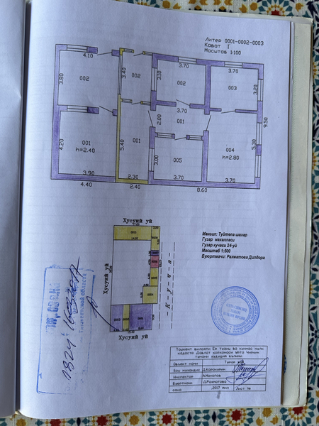 Участок продается 6 соток в центре Нурафшана