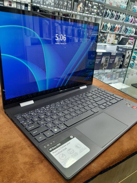 HP ENVY Choco 360• gradusga buriladi Ryzen 7 Ozu-12GB Ddr5 512-Ssd ‼️