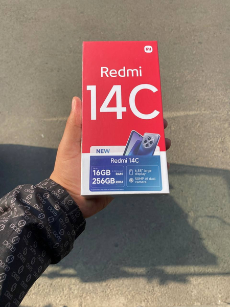 Redmi 14C 8/256Gb yengi pochka ochilmagan upakofka srochna sotiladi