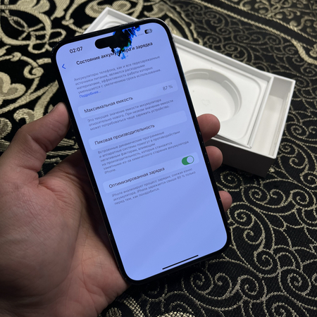 iPhone 14 Pro Max Purple  128gb 87%radnoy ishlasho alo