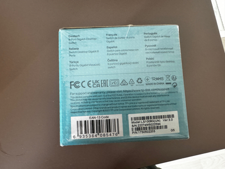Коммутатор TP-LINK LS1008G  / 8-port Gigabit