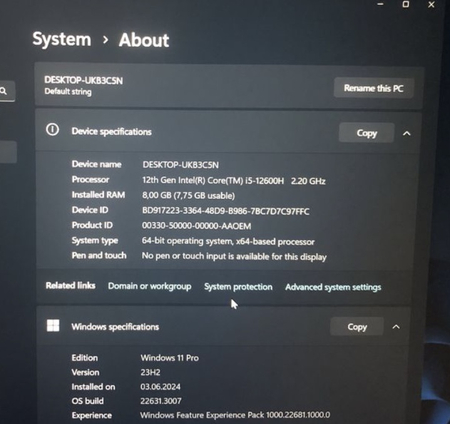 Ноутбук Hanson 15,6 TRX